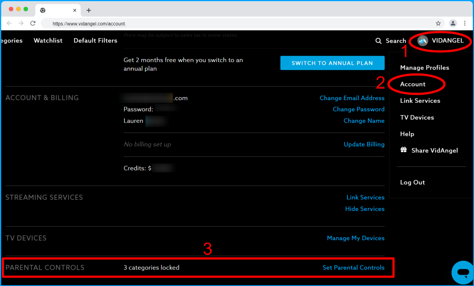 Setup Parental Control Filter Locks – VidAngel