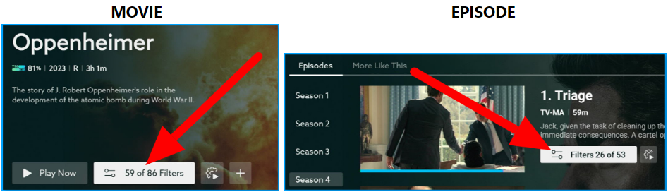 Setup show-specific Filters – VidAngel
